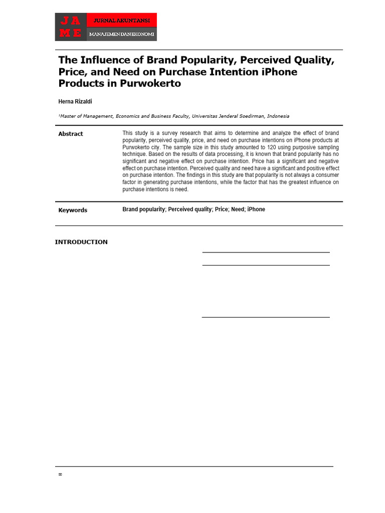 Rizaldi (2022) | PDF | Brand | Market (Economics)