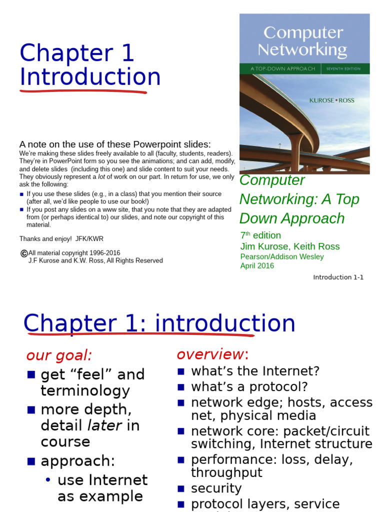 Chapter_1_V7.01 | PDF | Computer Network | Internet Service Provider