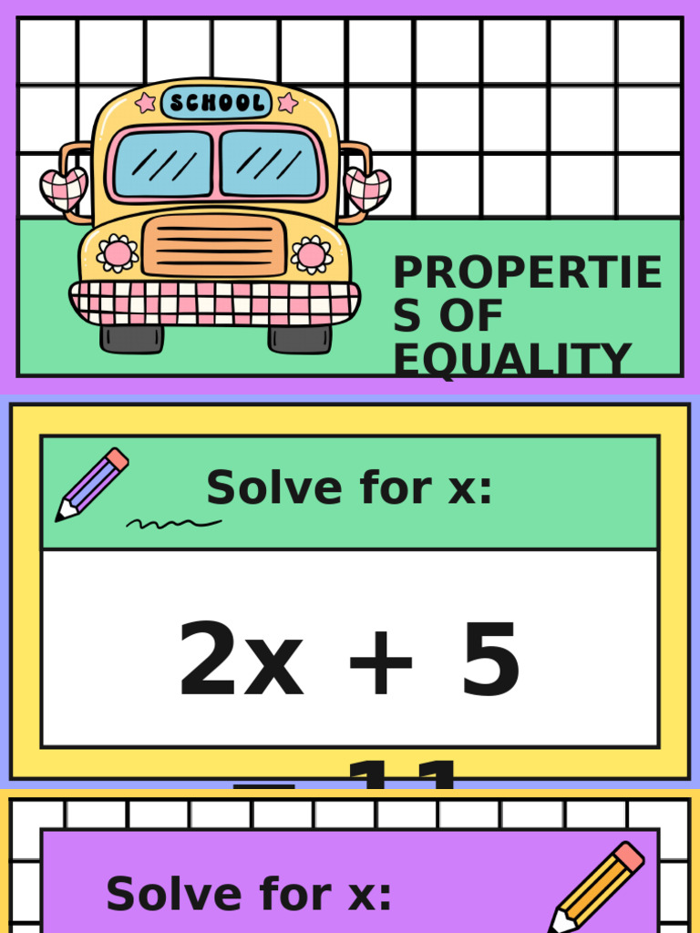 Properties of Equality in Math | PDF