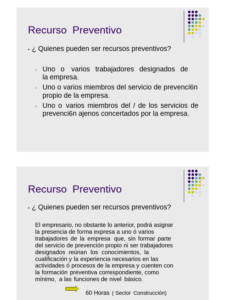 Recurso Preventivo | PDF