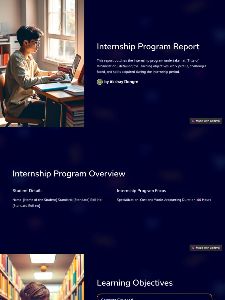 Internship-Program-Report | PDF | Internship | Job Hunting