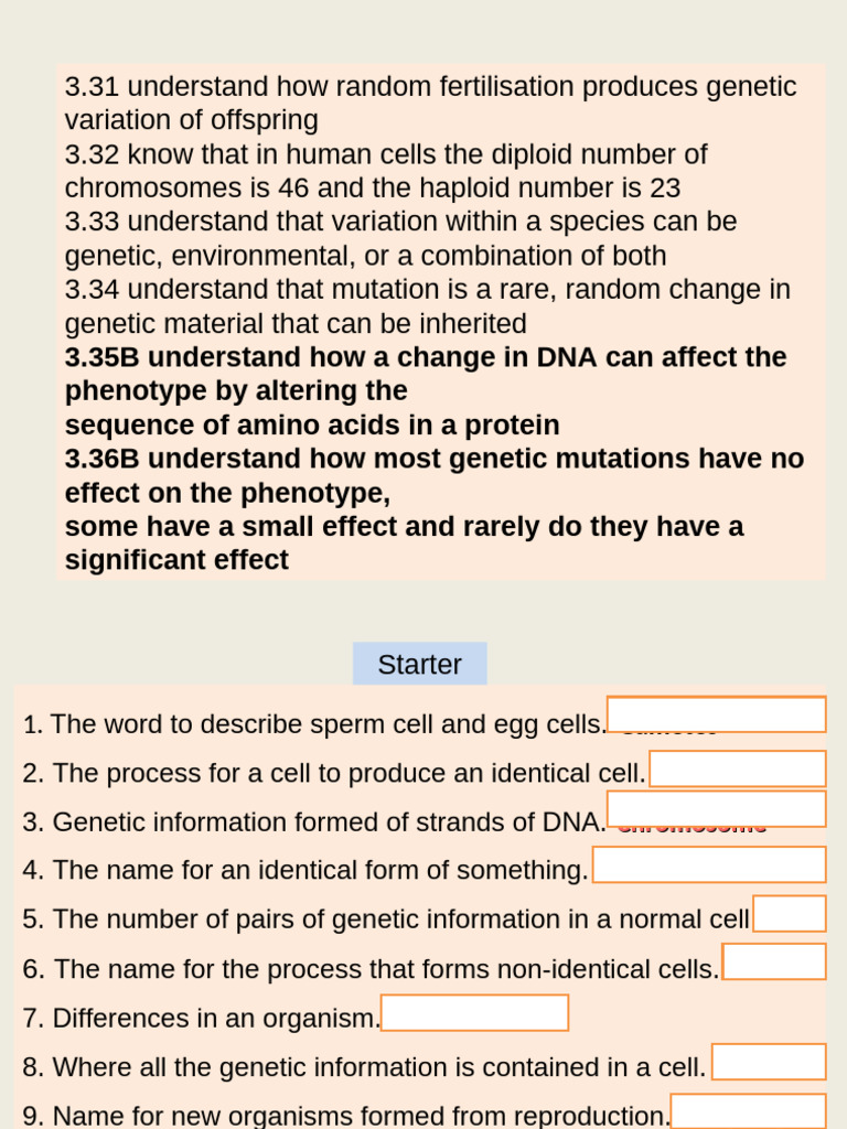 ppt 8 geneic variationt | PDF | Genetics | Mutation