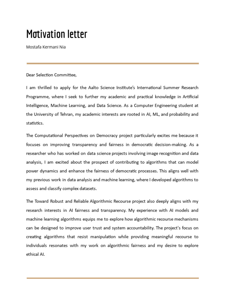 Aalto Summer Research Application | PDF | Intelligence | Psychology