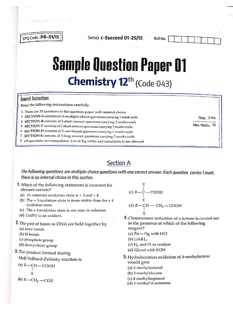 Sample Paper | PDF