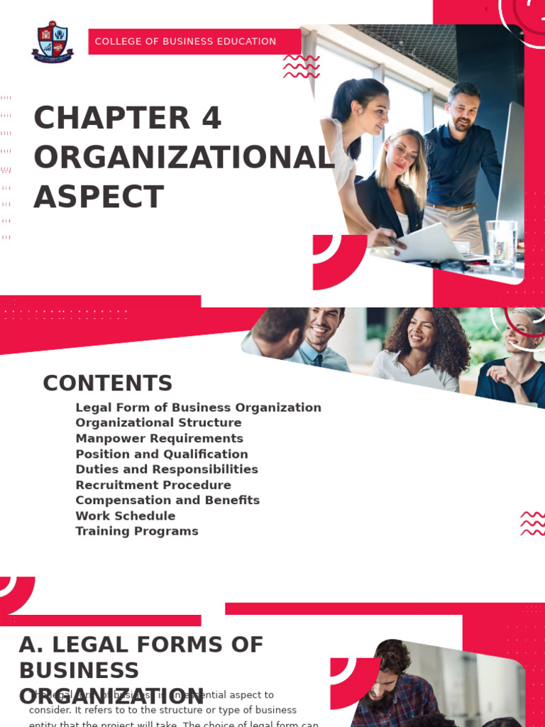 Chapter 4 Organizational Aspect | PDF | Human Resources | Business