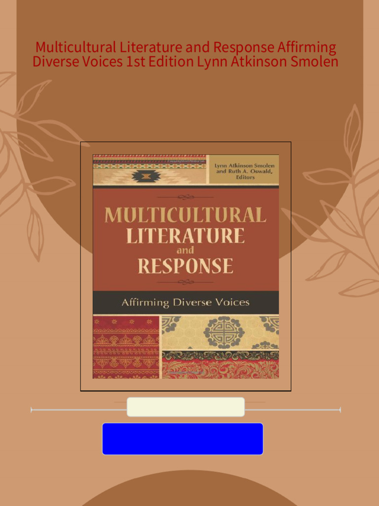 Multicultural Literature and Response Affirming Diverse Voices 1st ...