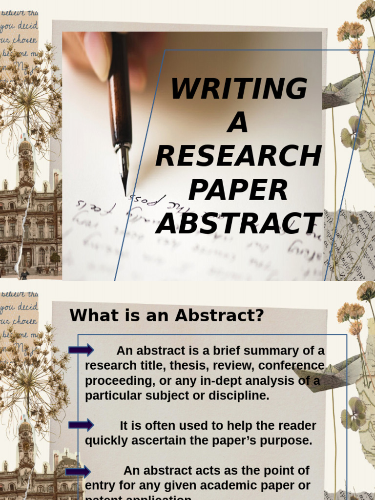 Report Writing Abstract 2. | PDF | Abstract (Summary) | Cognitive Science