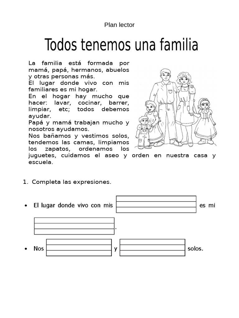 TODOS TENEMOS UNA FAMILIA | PDF