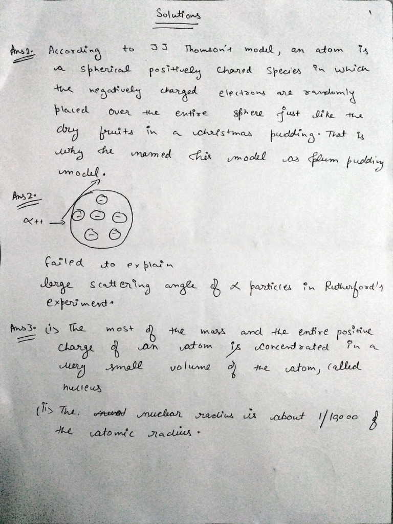 Solution Atom Arvind | PDF