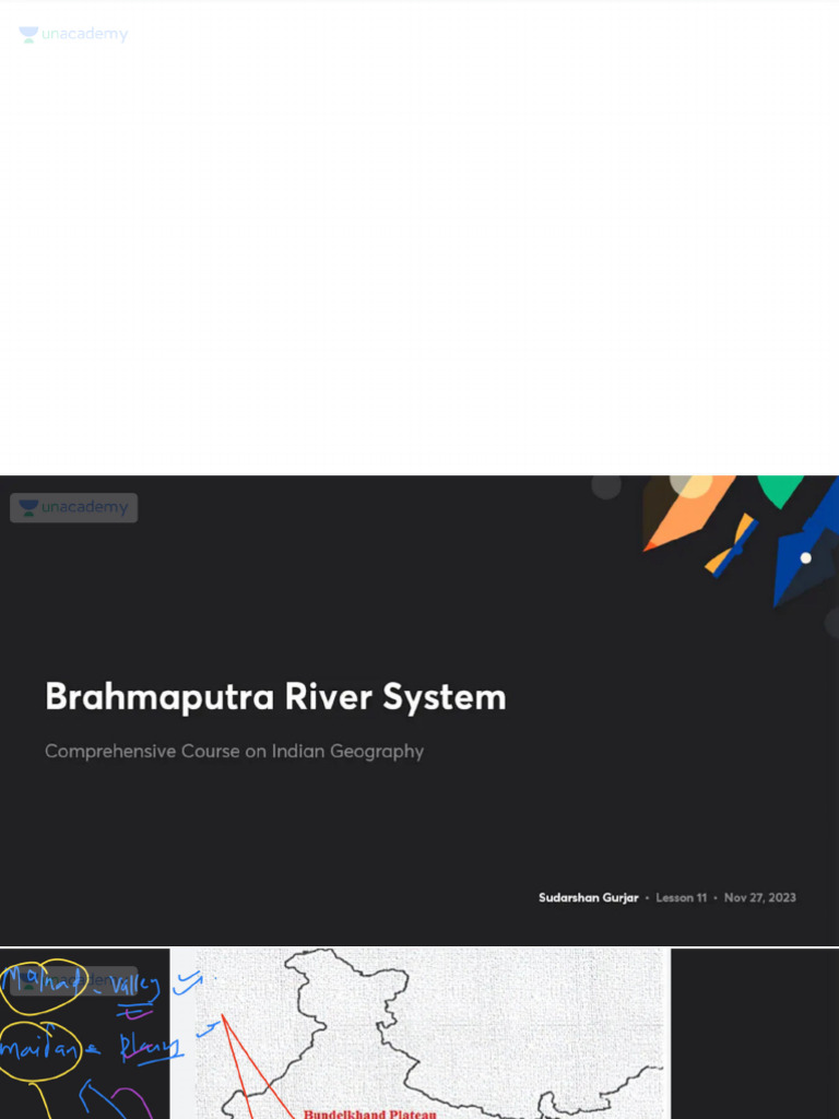 Brahmaputra River System With Anno | PDF