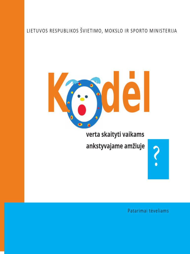 Kodėl Verta Vaikams Skaityti | PDF