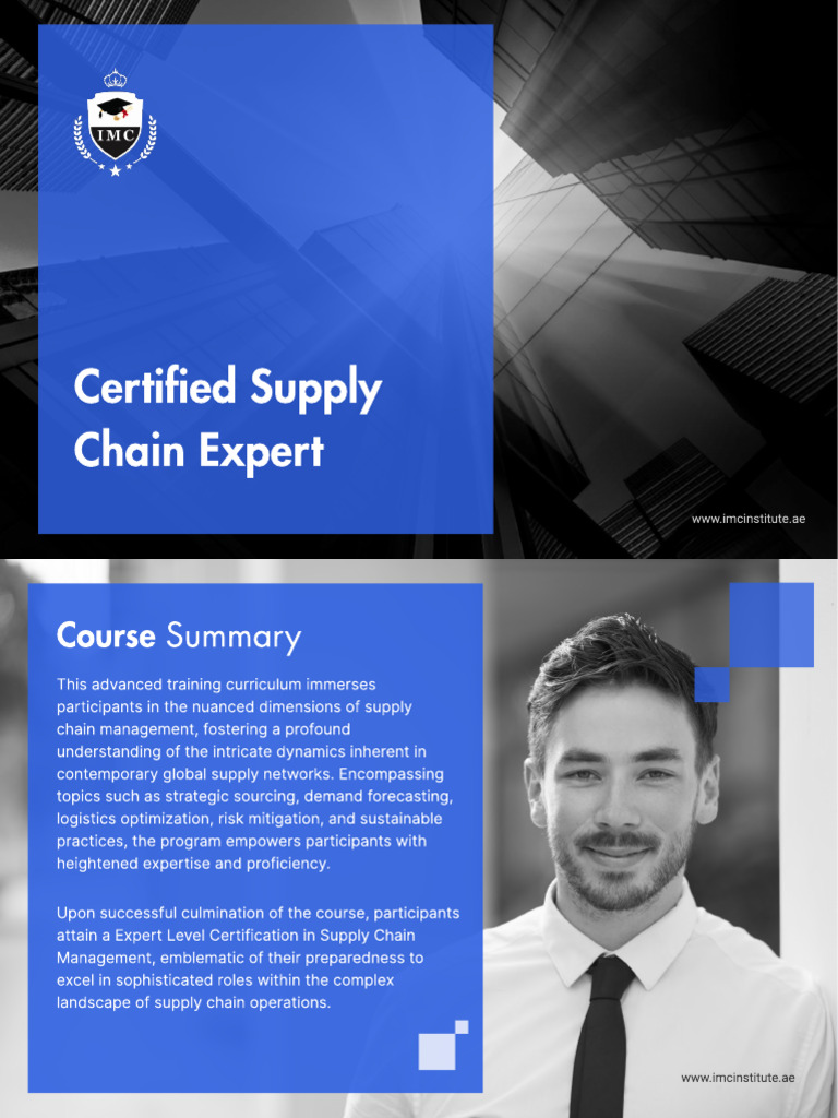 Advanced Supply Chain Certification | PDF | Supply Chain | Supply Chain ...