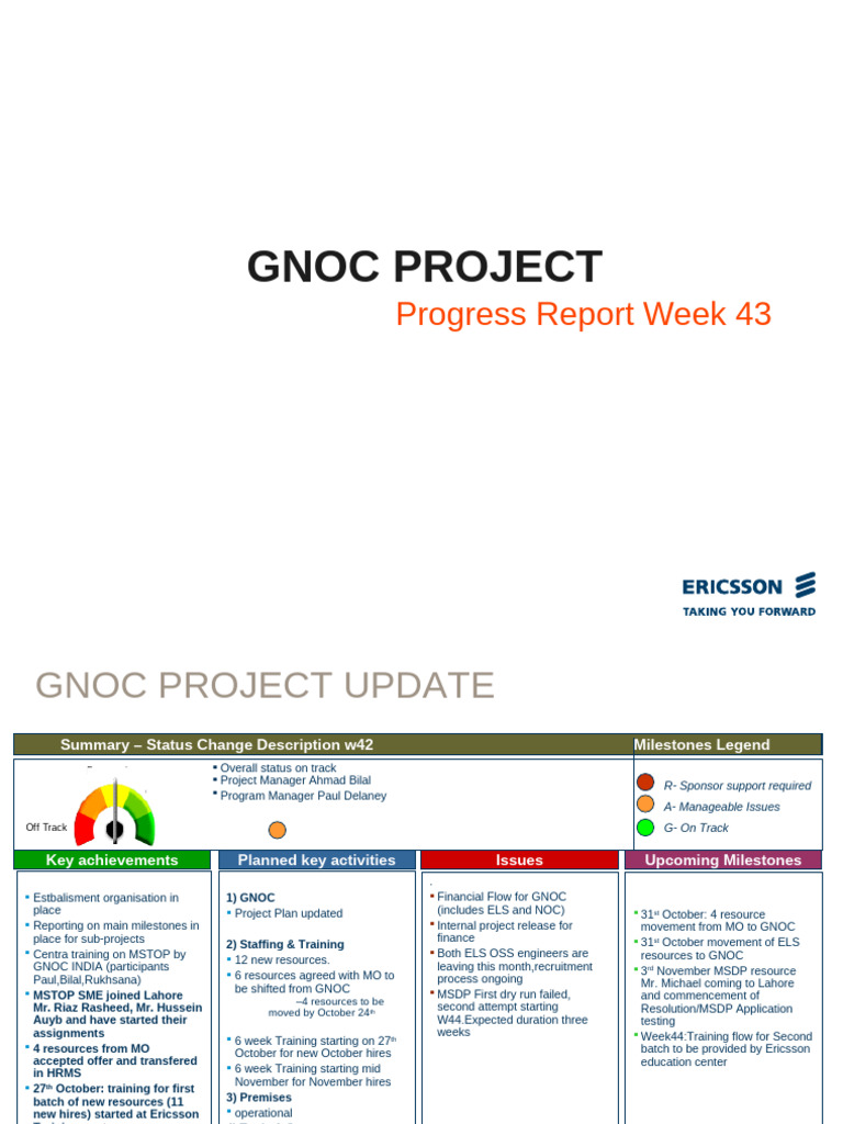 GNOC Project Progress Report | PDF | Computer Architecture | Software