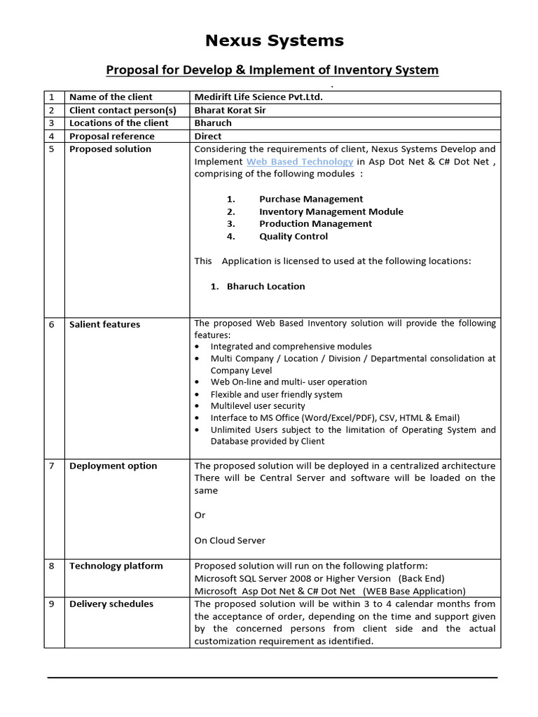Medirift Proposal Amended | PDF | Web Application | Databases