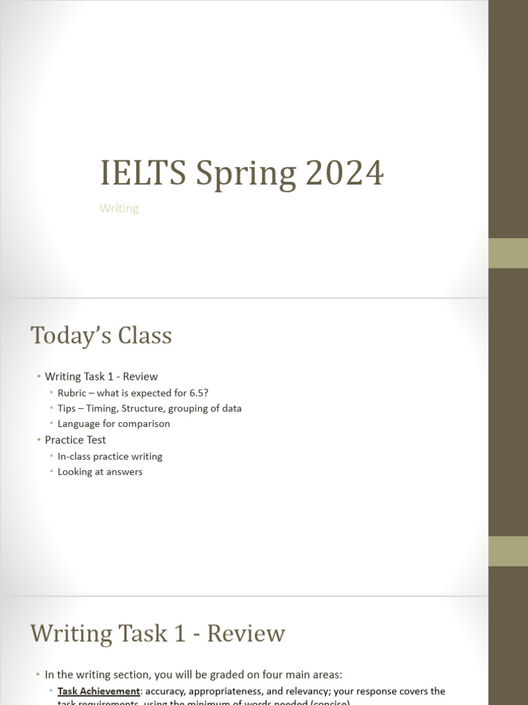 IELTS Writing Task 1 Guide 2024 | PDF