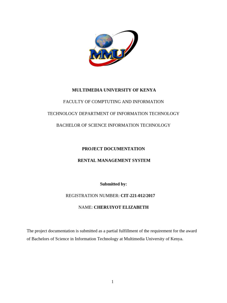 Elizabeth - Final Documentation (Cit-221-012-2017) | PDF | Software Development Process | System