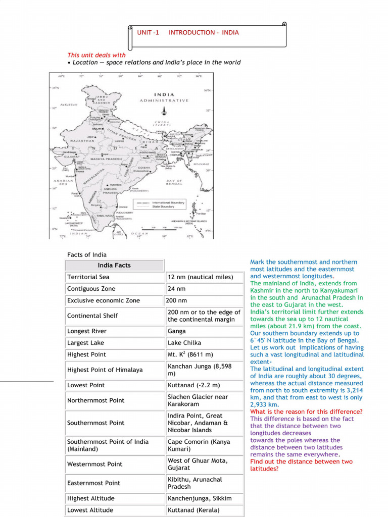 Indian Geography | PDF