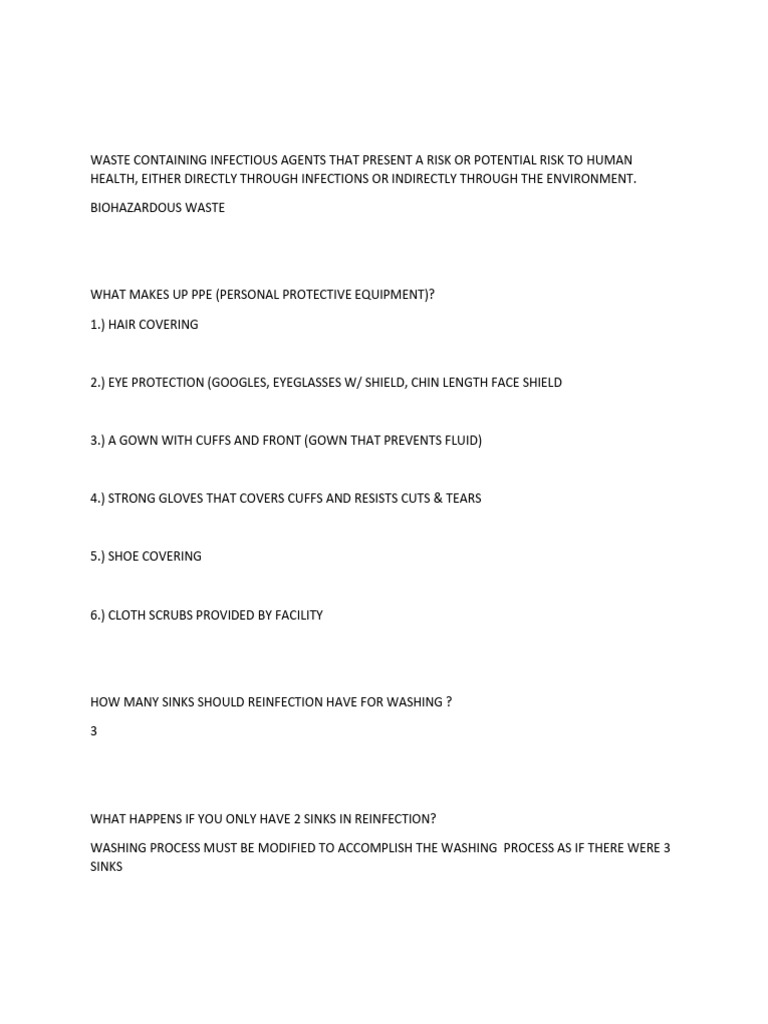 Hspa CRCST Exam-10 | PDF