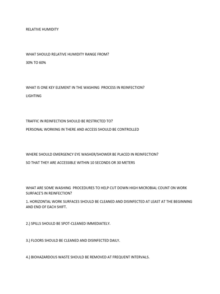 Hspa CRCST Exam-9 | PDF