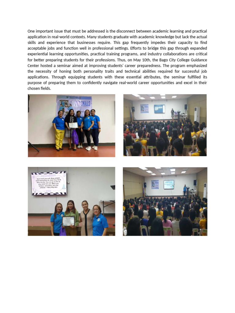 Job Skills Training Narrative | PDF