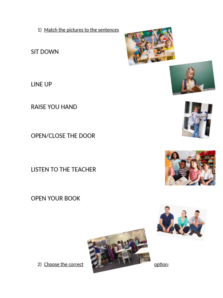 Classroom Language Pdf
