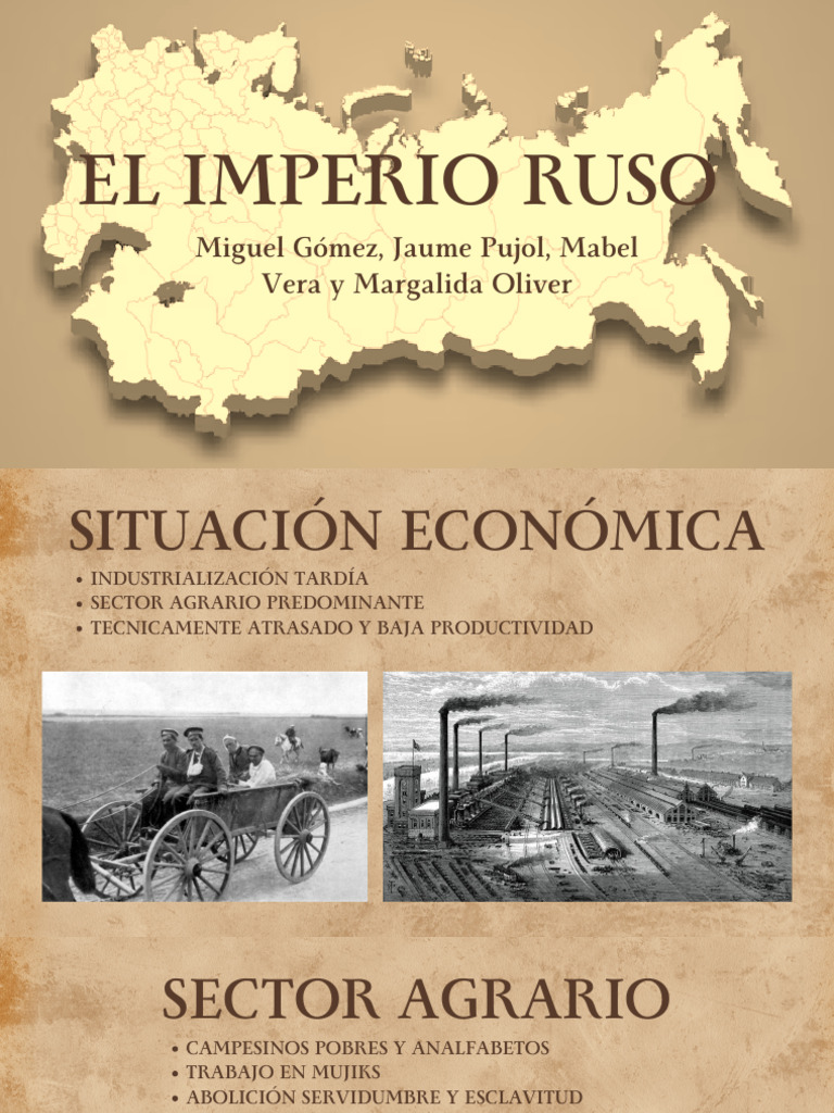 Economía y Sociedad del Imperio Ruso | PDF