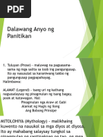 14 Na Halimbawa NG Tuluyan o Prosa | PDF