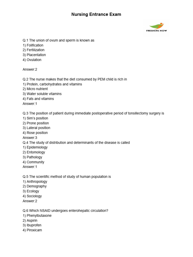 KGMU Nursing Officer Previous Year Papers | PDF | Atrium (Heart) | Artery