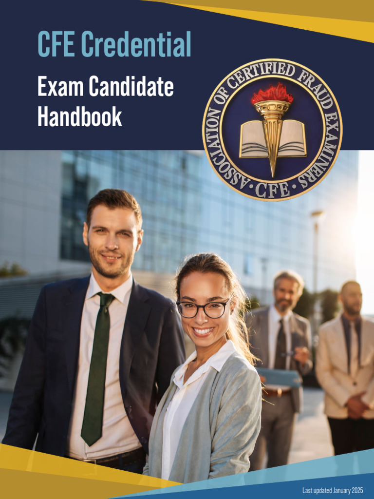 CFE Exam Candidate Handbook | PDF | Internal Control | Fraud