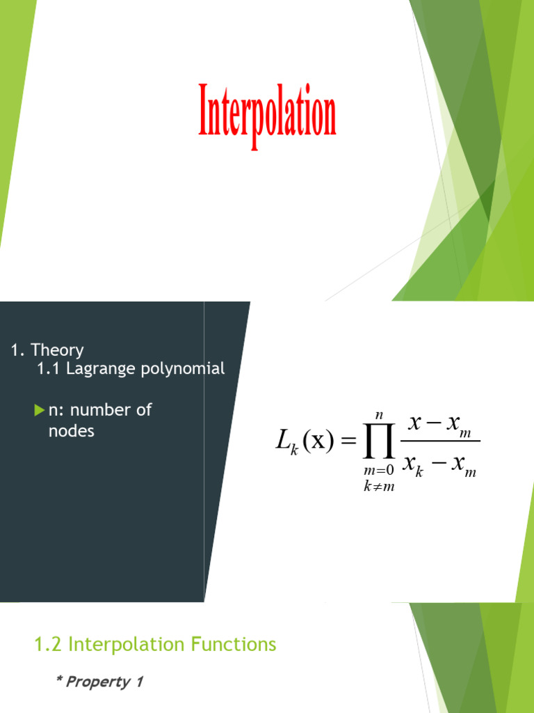 3. Interpolation | PDF