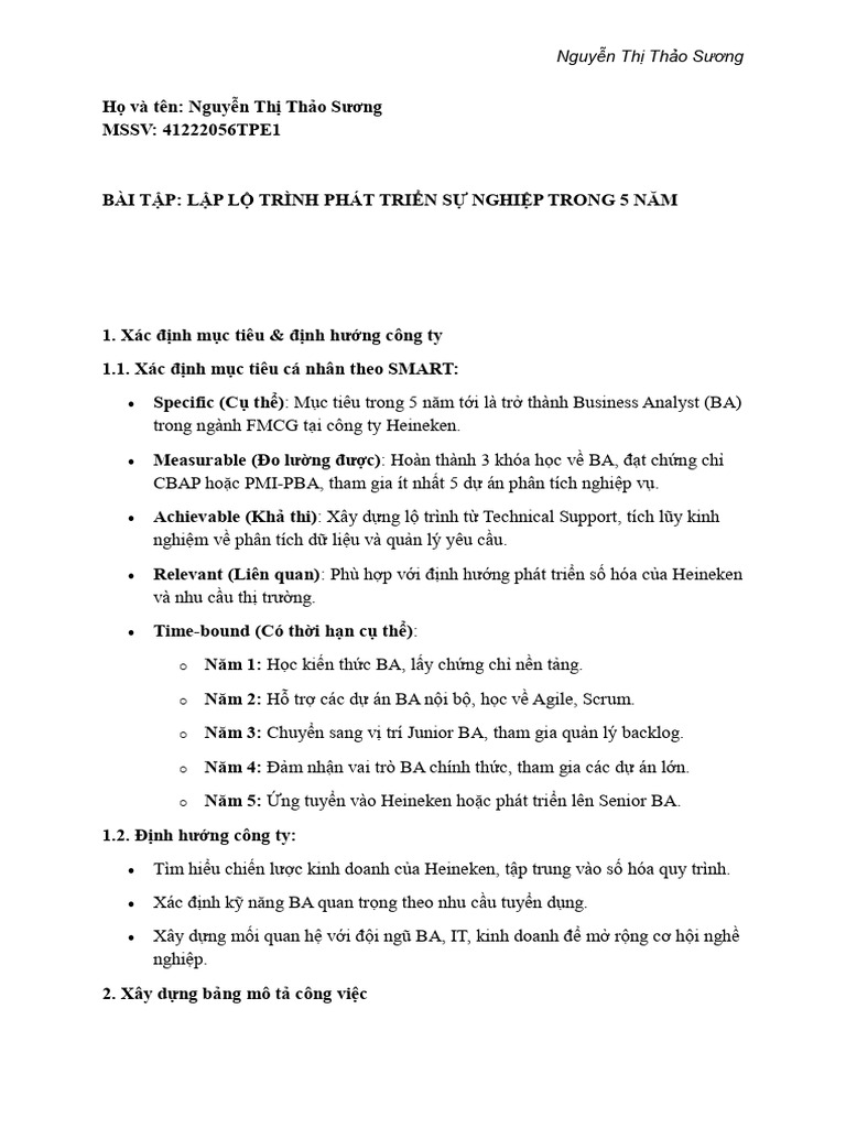 Phac Thao Su Nghiep | PDF