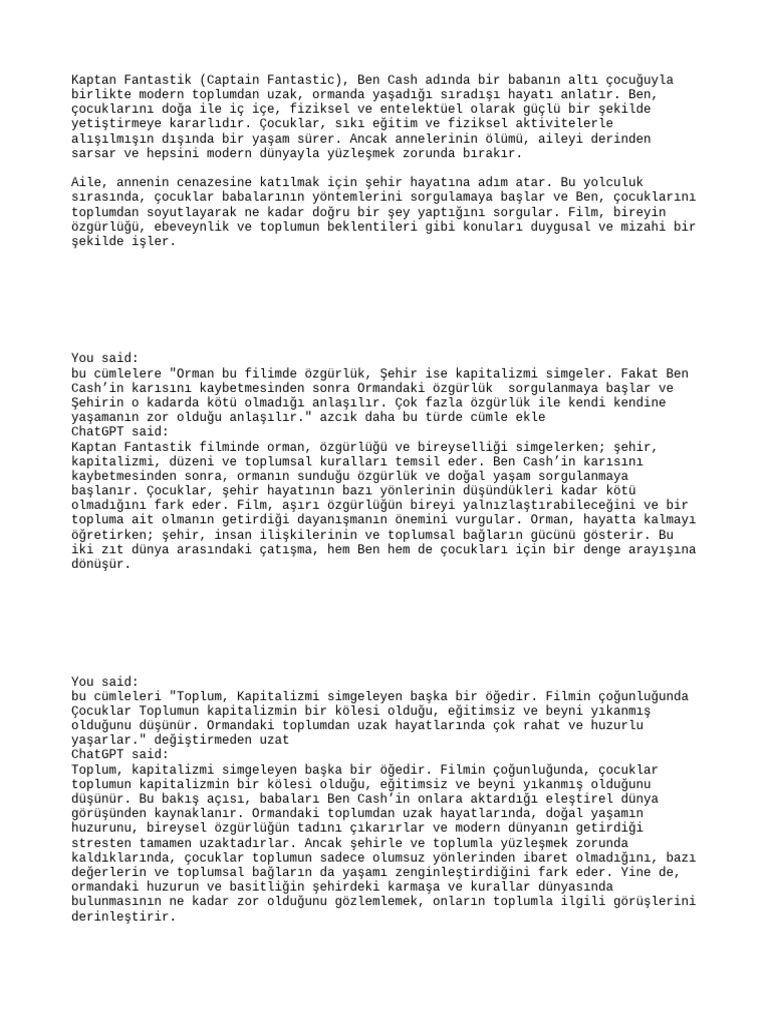 Kaptan Fantastik Eleştiri | PDF