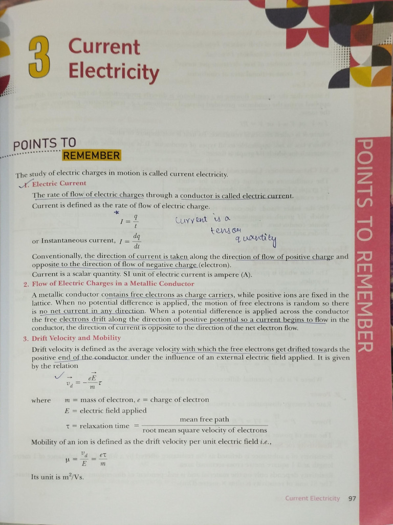 Current Electricity | PDF