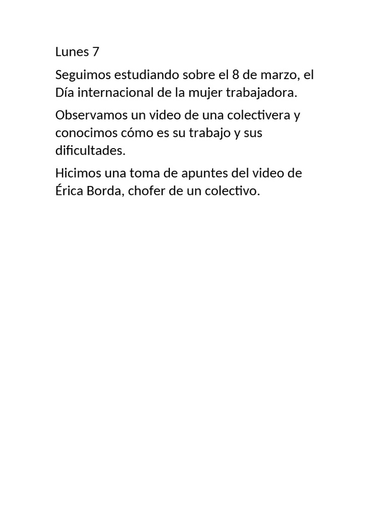 Lunes 7 | PDF