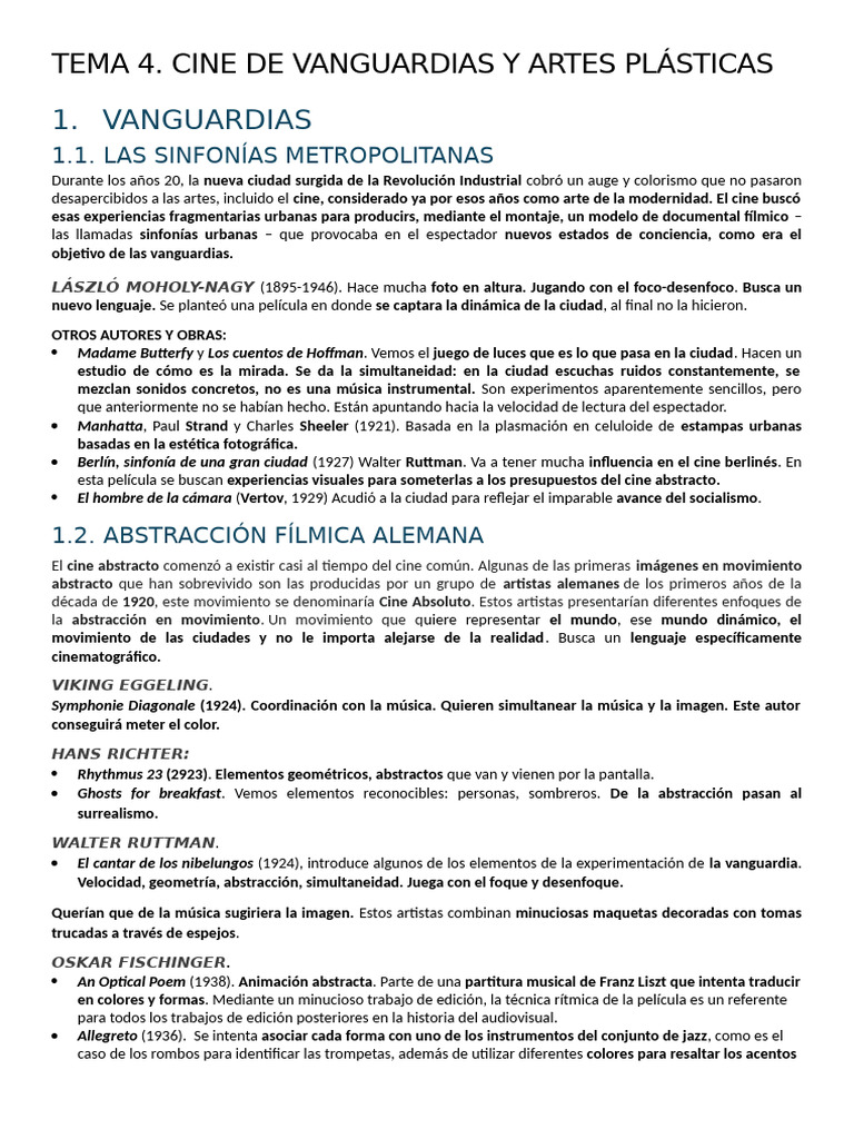 Tema 4 | PDF | Expresionismo | Surrealismo