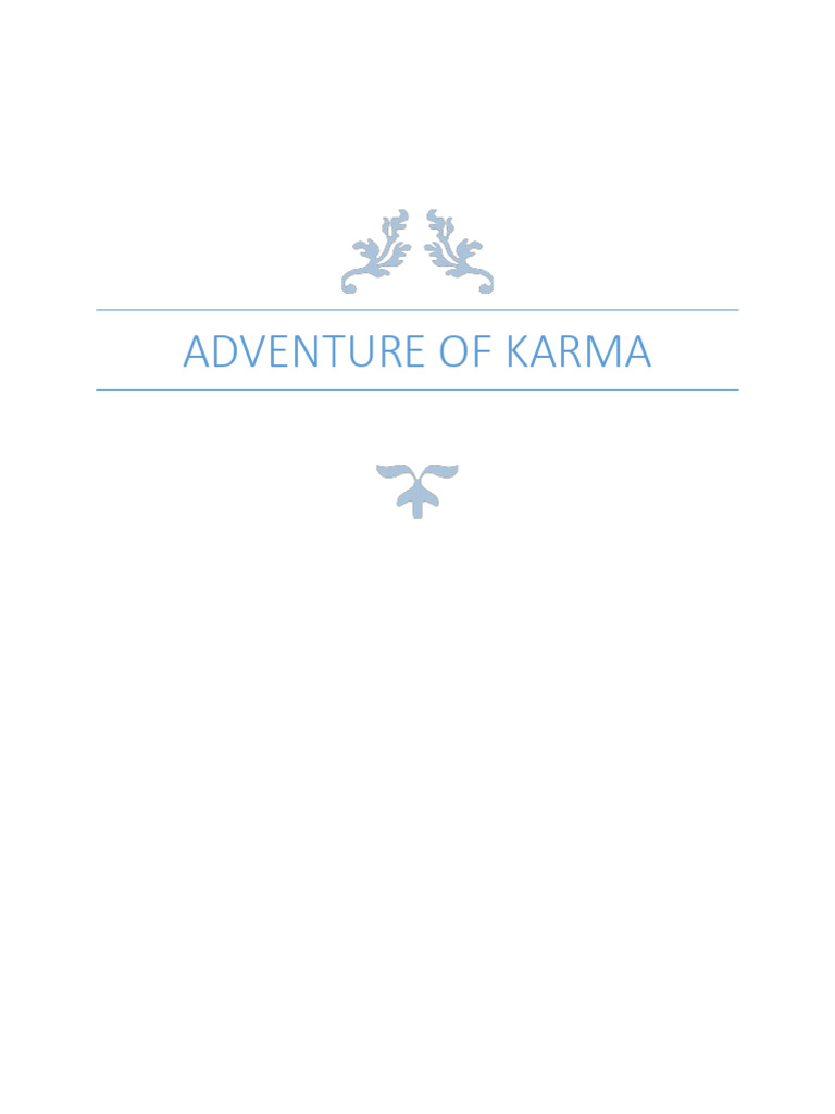 Adventure of Karma | PDF