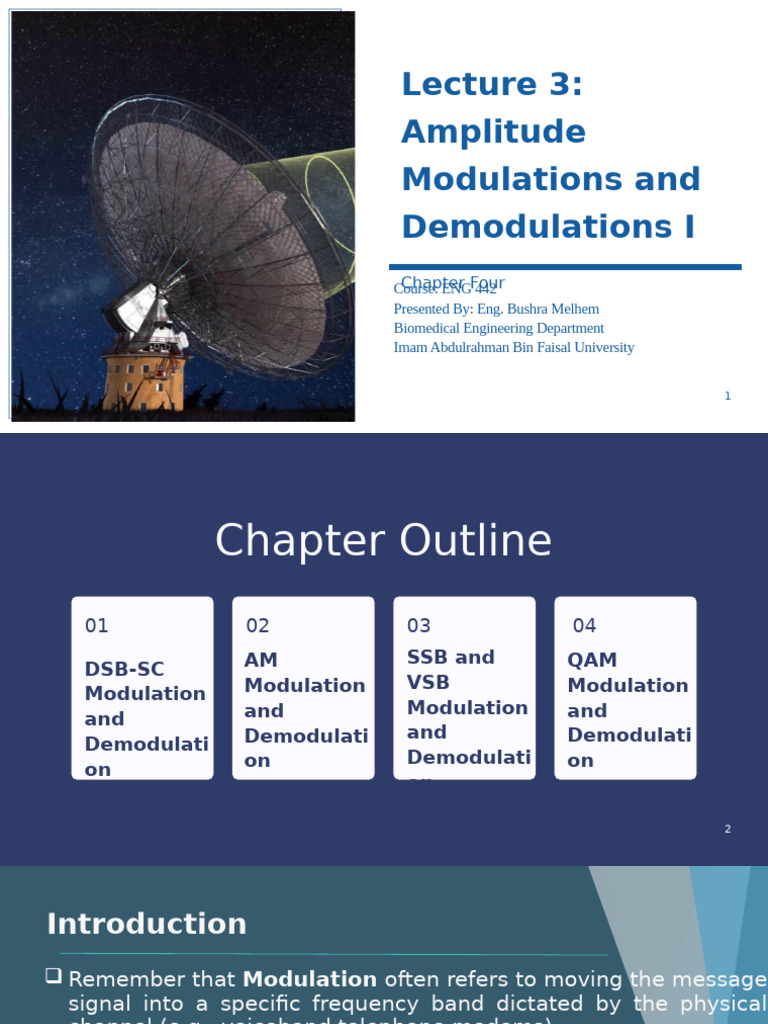 Amplitude Modulation Techniques Overview | PDF | Modulation | Sound ...