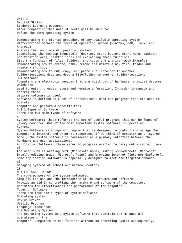 6unit3 CS - Word - 20250130 - 18.27.15 | PDF | Computer File | Operating System
