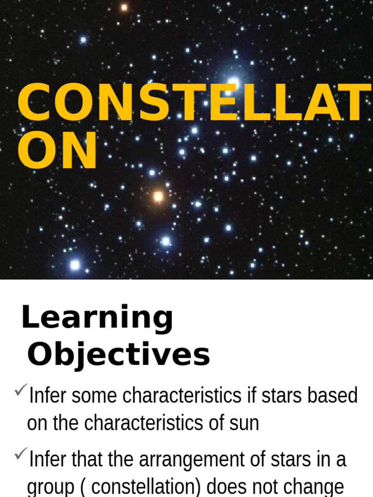 CONSTELLATION (1) | PDF | Stars | Constellation