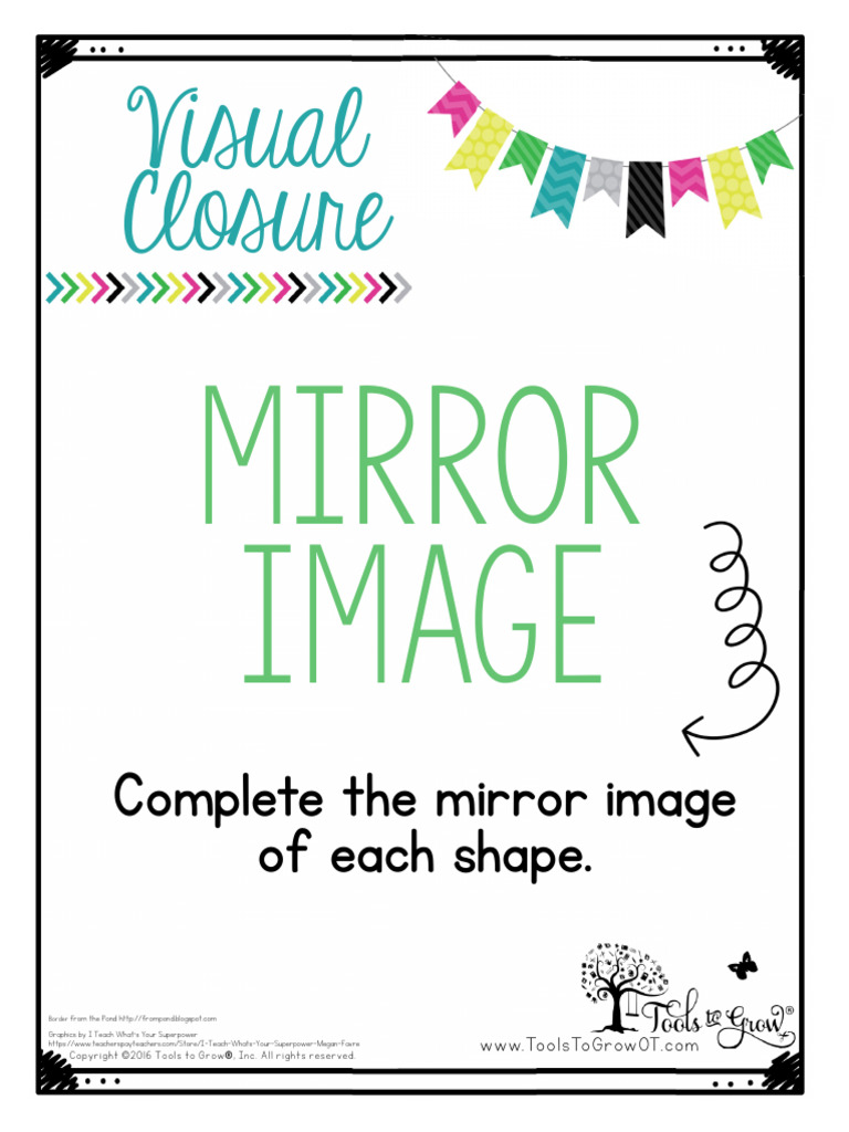 tj4 - Visual Closure - Mirror Image | PDF
