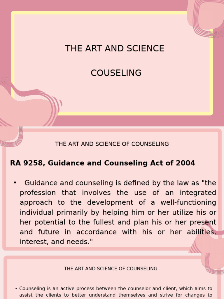 Understanding the Art of Counseling | PDF | Counseling Psychology ...