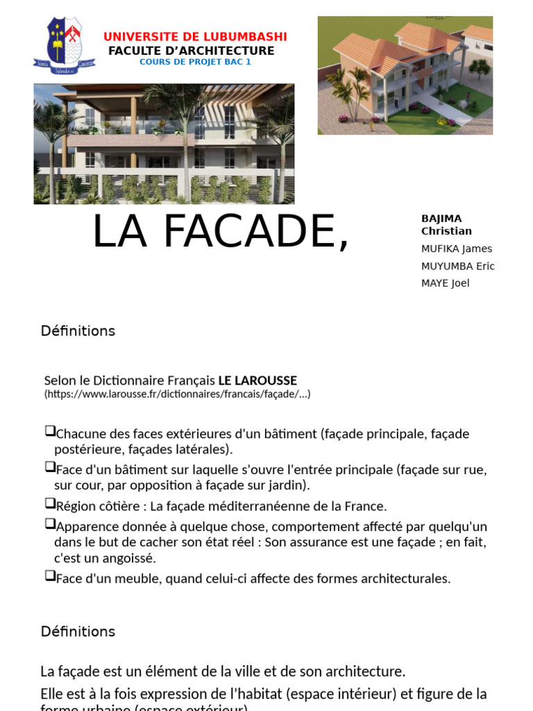 La Facade | PDF | Fenêtre