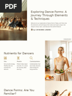 Basic Dance Steps and Proper Technique of Contemporary Dance | PDF