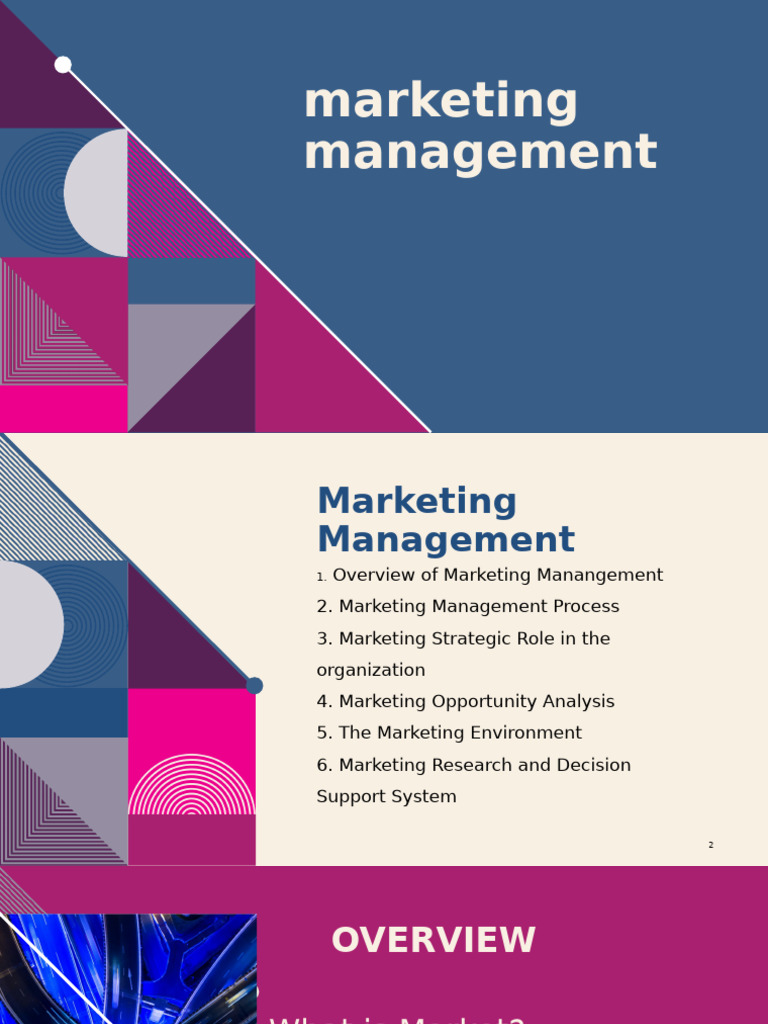 Marketing Management Overview and Process | PDF | Marketing | Marketing ...