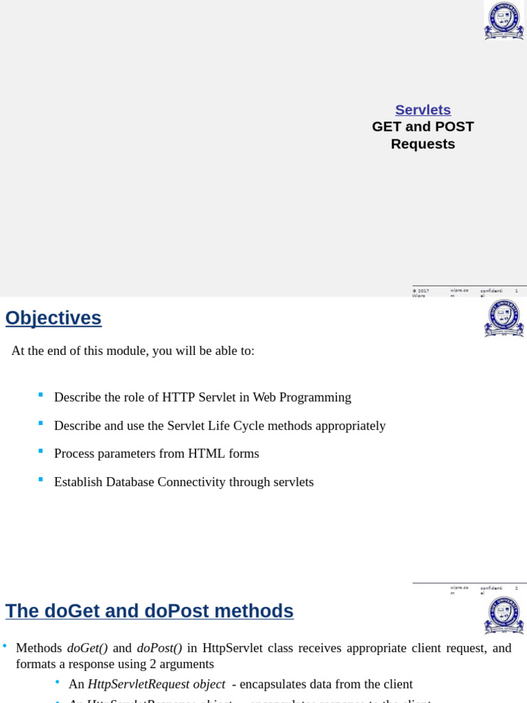 SERVLETS 02 - Servlets - Get - Post - Requests | PDF | Software Engineering | Computing