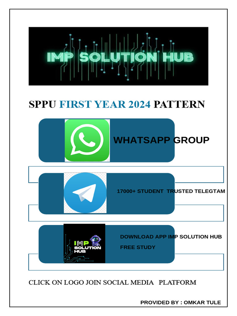 Physics Unit 1 & 2 Imp With Solution 2024 Pattern by Imp Solution Hub | PDF