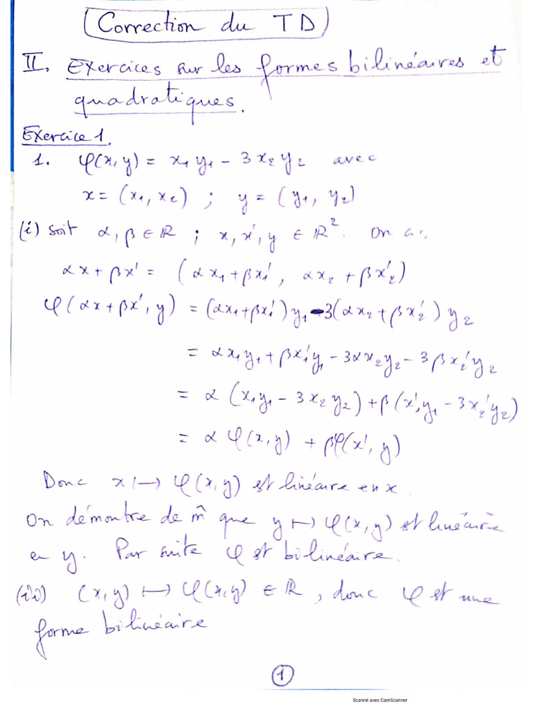 Correction du TD - II | PDF