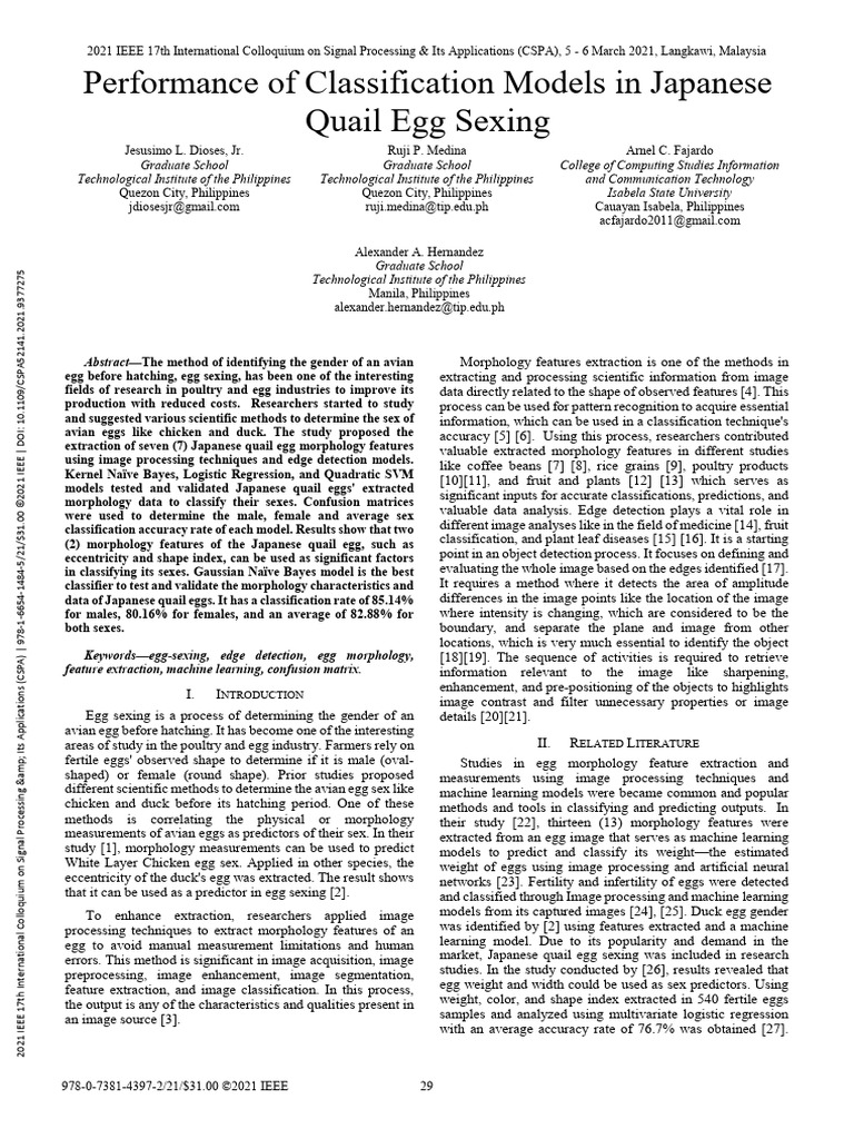 Dioses 2021 | PDF | Support Vector Machine | Machine Learning