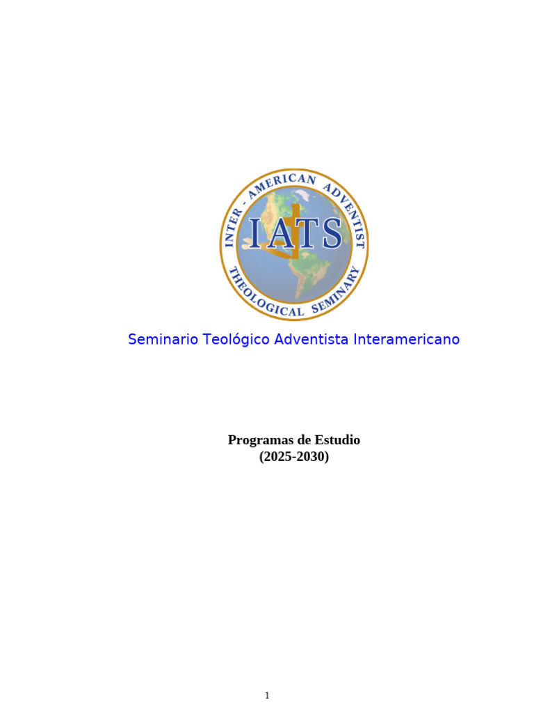 PROGRAMAS ACADEMICOS-2024 | PDF | Biblia | Seminario