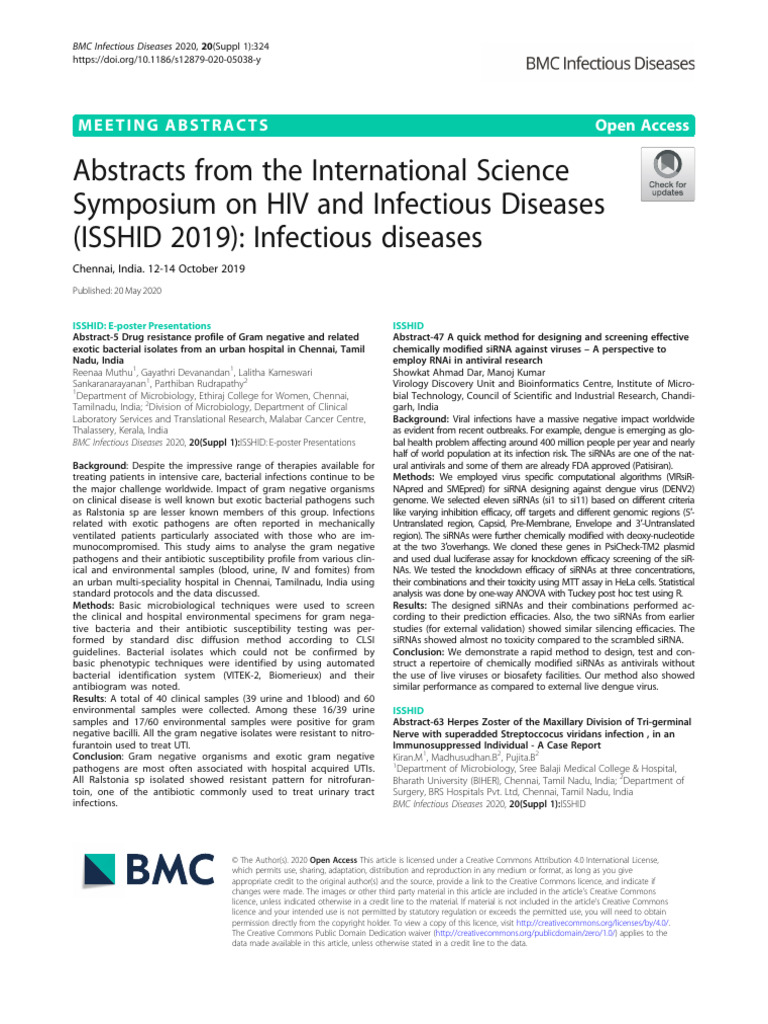 Abstracts From The International Science | PDF | Infection | Hepatitis B